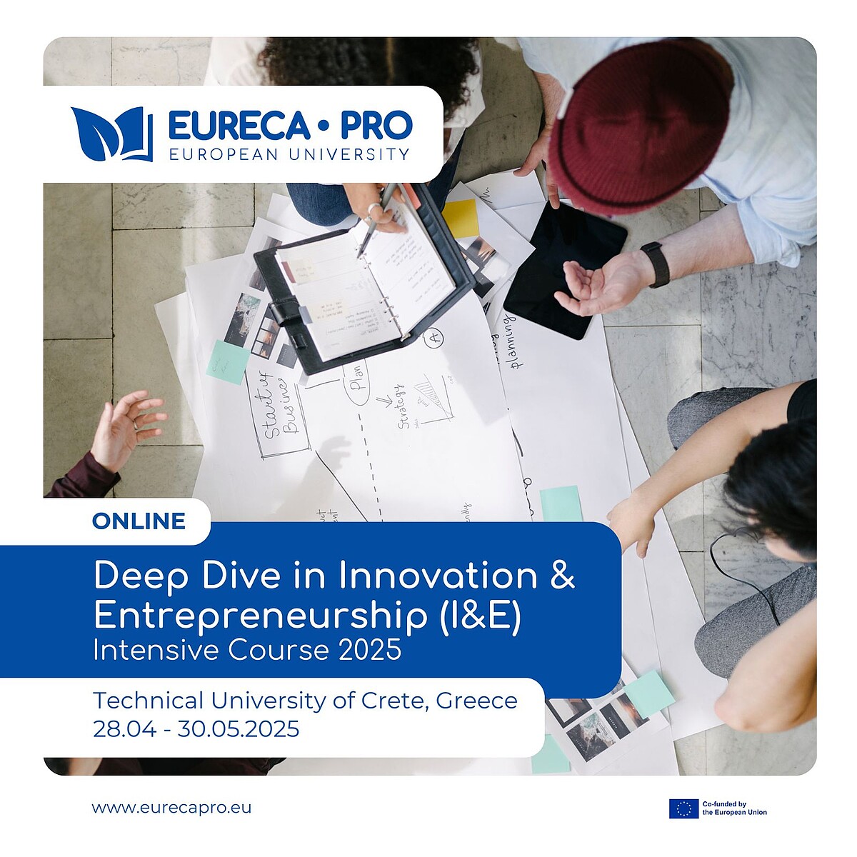 EURECA-PRO: New Online Course "Deep Dive in I&E" Coordinated by TUC - EURECA-PRO - Technical ...