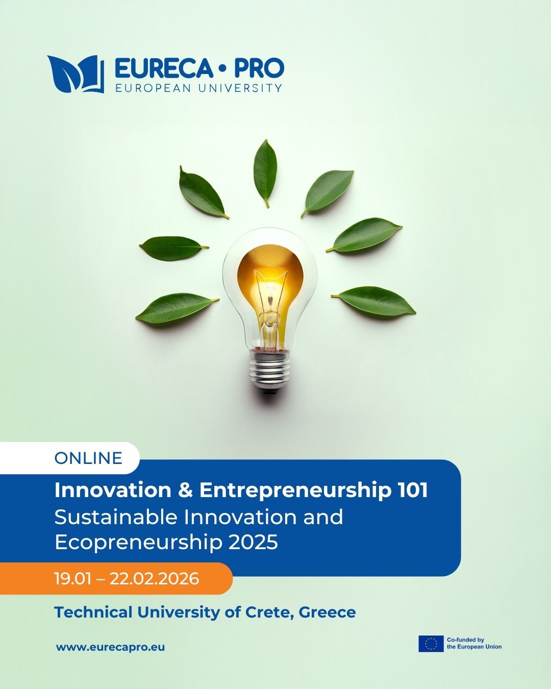 EURECA-PRO: I&E 101 - Sustainable Innovation and Ecopreneurship Course ...